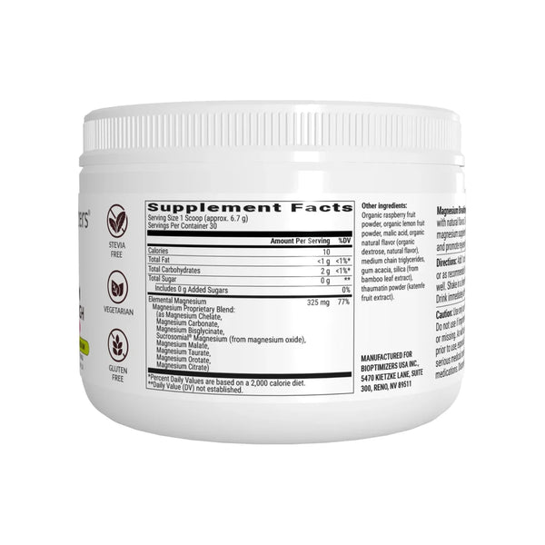 BIOptimizers Magnesium Breakthrough Drink Powder - OptimOZ.com.au